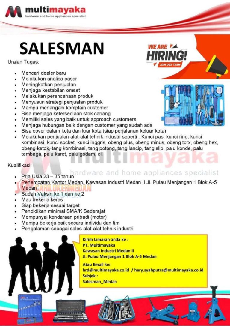 Loker SMA SMK Di PT Multi Mayaka KIM 2 Medan Juni 2024