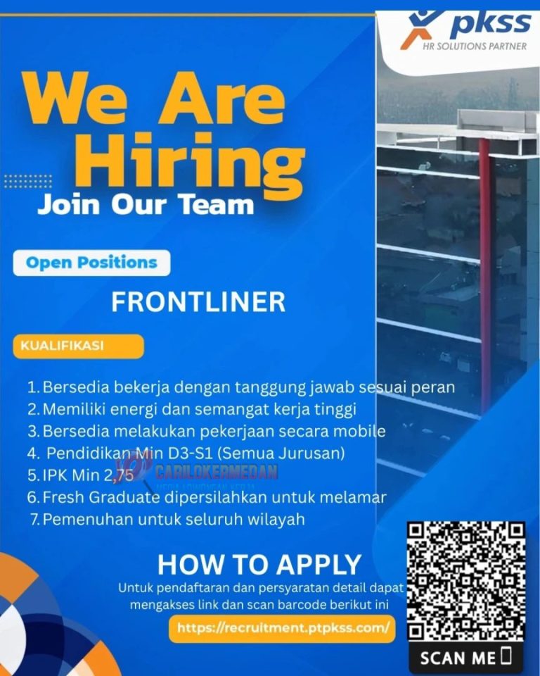 Loker D3 S1 Di PT Prima Karya Sarana Sejahtera Medan Juni 2025