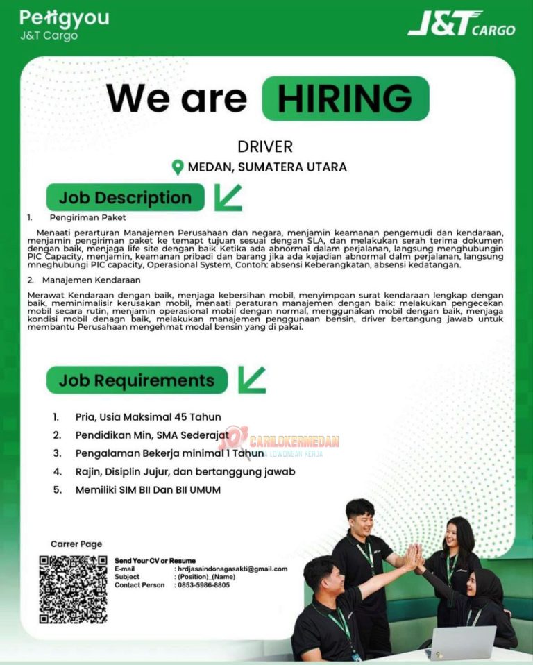 Loker SMA SMK Di PT Global Jet Cargo Medan Juni 2025