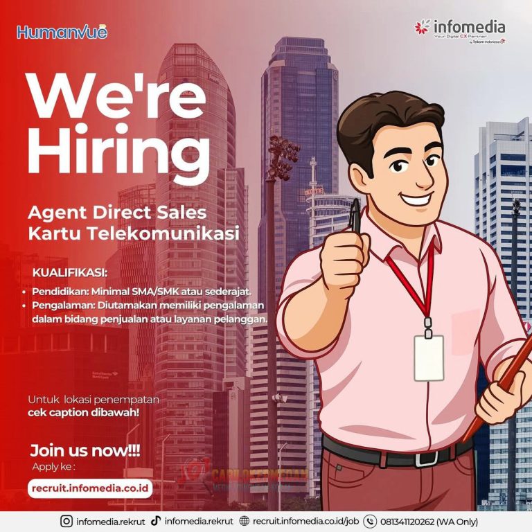 Loker SMA SMK Di PT Infomedia Nusantara Medan Agustus 2025