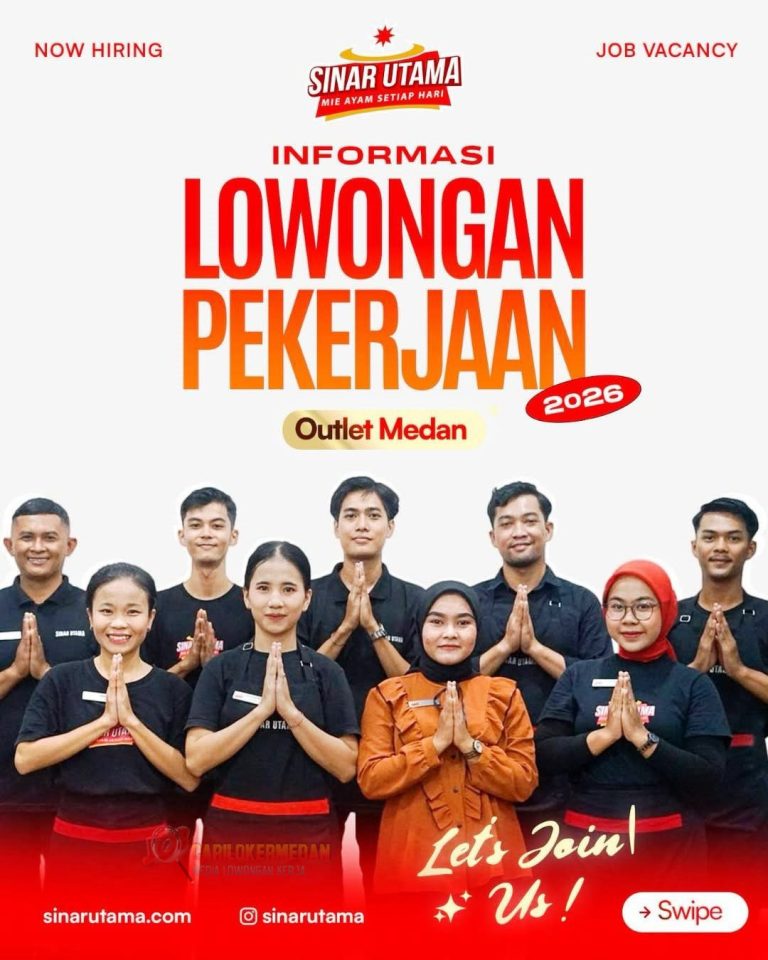 Lowongan Kerja Di Sinar Utama Medan April 2026
